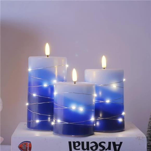 Accents | Rechargeable Flameless Candle Led Candle True Flash Flame ...